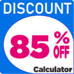 85 Percent Off Calculator - The Percent Calculator